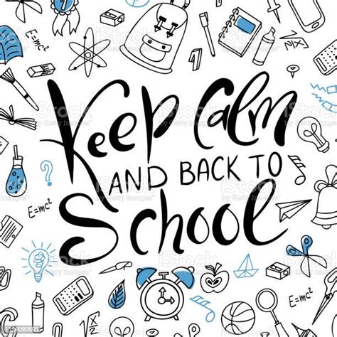 다시 낙서 요소와 레터링 학교입니다 타이 포 그래피 교육 밑그림입니다 핸드 그린 단어 쓰기입니다 벡터 일러스트 레이 션 드로잉에