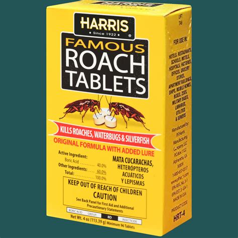 How To Use Harris Famous Roach Tablets