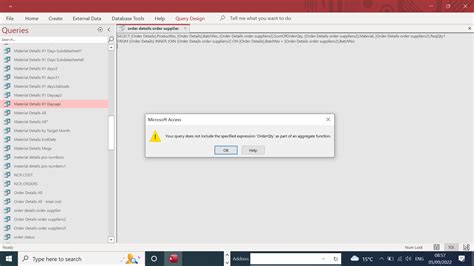 Same Error Is Queries Access World Forums