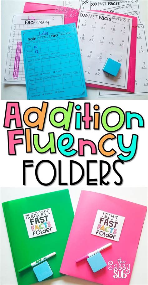 Addition To 20 Math Fact Fluency Fact Folders Daily Fact Practice