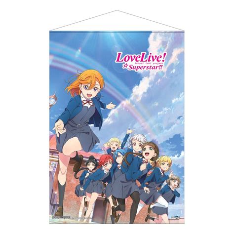 Love Live Super Star Wallscroll Group 50 X 70 Cm Popbuddies