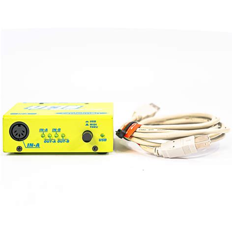 M Audio USB Midisport 2x2 Midiman Midi Interface With USB Reverb