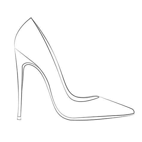 High Heel Template For Cards Ablebionics