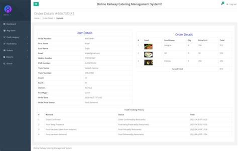 Phpgurukul Programming Blog On Linkedin Online Railway Catering