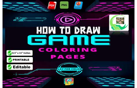 Game On How To Draw Gaming Coloring Graphic By AME Creative Fabrica