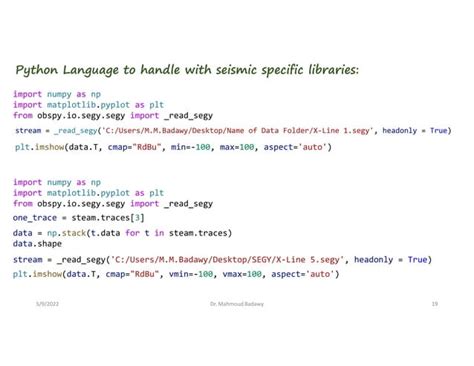 Python Programing Language In Geoscience Notespdf
