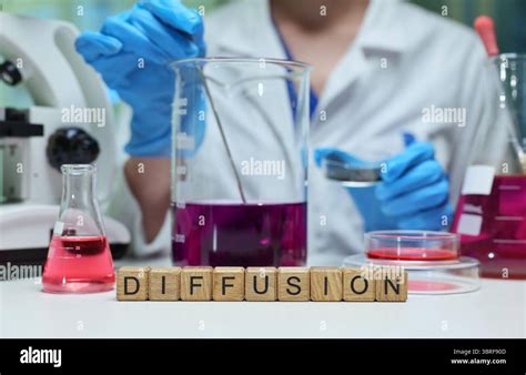 Exploring The Diffusion Process In A Lab With Colorful Solutions To Enhance Understanding Stock