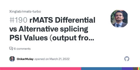 RMATS Differential Vs Alternative Splicing PSI Values Output From RMATS Issue Xinglab