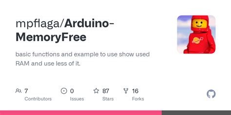 Github Mpflaga Arduino Memoryfree Basic Functions And Example To Use Show Used Ram And Use