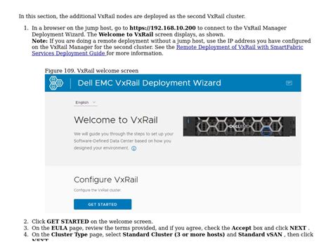 Deploy Second Vxrail Cluster Dell Networking Smartfabric Services Deployment With Vxrail 7 0