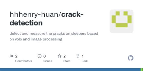 GitHub Hhhenry Huan Crack Detection Detect And Measure The Cracks On Sleepers Based On Yolo