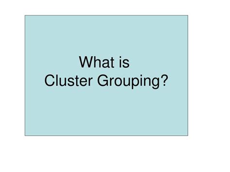 Ppt Total School Cluster Grouping And Differentiation A Comprehensive