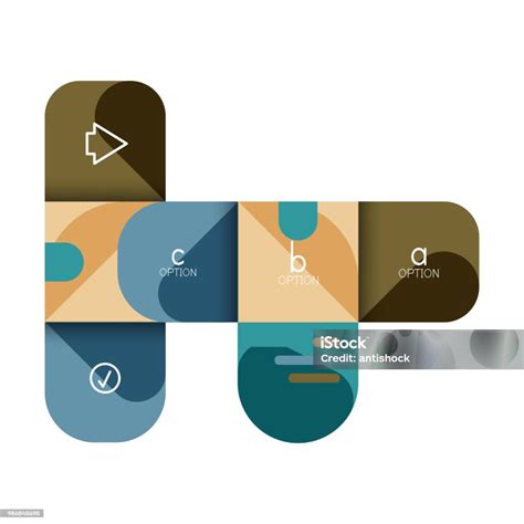 인포 그래픽 옵션 및 단계적으로 둥근된 사각형 차트 그래프 옵션 부품 프로세스 다이어그램의 요소 0명에 대한 스톡 벡터 아트 및 기타 이미지 Istock