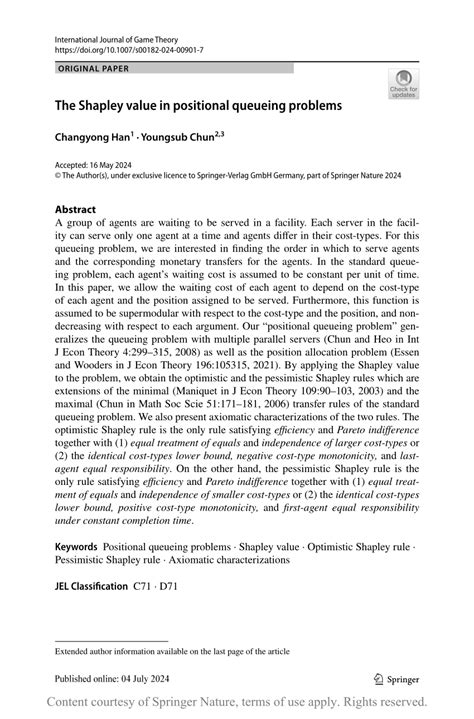 The Shapley Value In Positional Queueing Problems