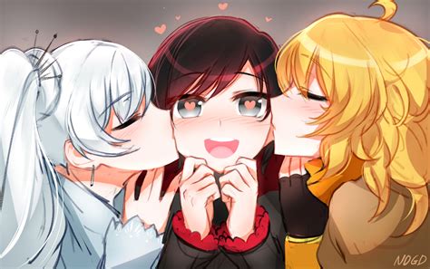 Ruby Rose Weiss Schnee And Yang Xiao Long Rwby Drawn By Ndgd Danbooru
