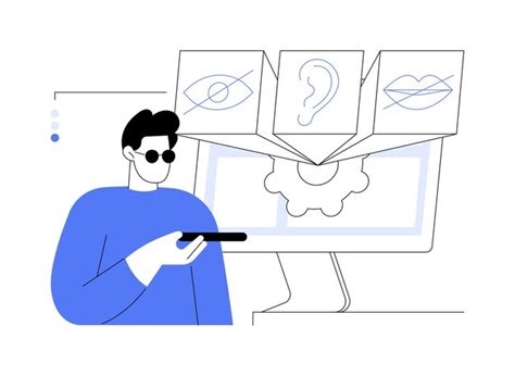 Premium Vector Web Accessibility Program Abstract Concept Vector Illustration