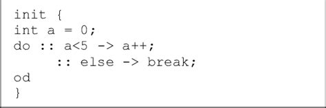 Transformation Output The Fourth Example Is Do Od Construct As Shown In Download Scientific