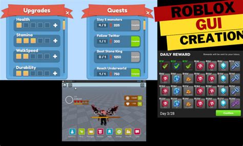 Do Professional Roblox Gui Customized And Engaging Guis By Blox