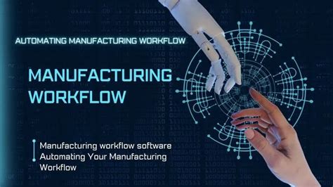 Manufacturing Workflow Mfg Finance Hub