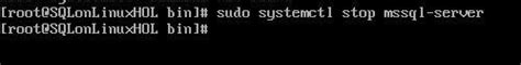 How To Stop Start Enable And Disable SQL Server Services On Linux