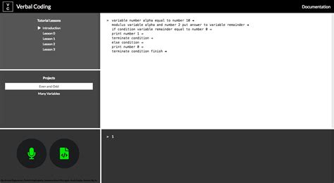 Verbal Coding Devpost