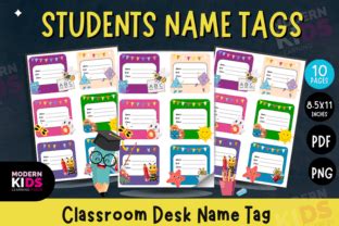 Babes Name Tags Classroom Name Tag Graphic By Ovi S Publishing Creative Fabrica