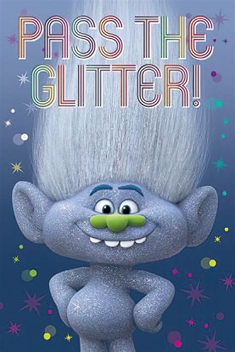 Pyramid Poster Trolls Poster Diamond Guy Pass The Glitter 61 X 91 5 Cm