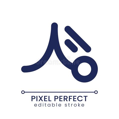 Animation Pixel Perfect Linear Ui Icon Stock Vector Illustration Of