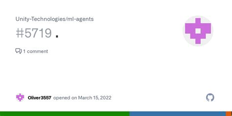 Issue Unity Technologies Ml Agents GitHub