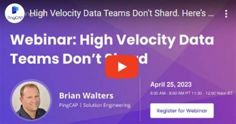 Pingcap On Linkedin Mysql Database Webinar