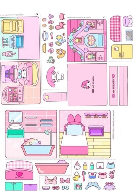Free Printable Dollhouse Accessories Adorable And Tiny Printable