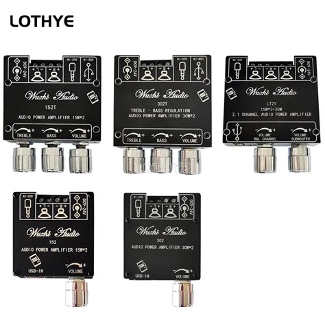 미니 블루투스 51 Dc 9 24v 오디오 디지털 전력 증폭기 보드 모듈 21 채널 20 스테레오 듀얼 채널 15w 2 30w 2 15w 2 30w