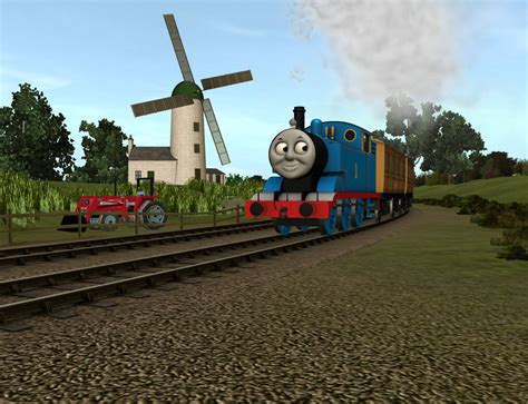 Thomas At The Tower Windmill By Zachmanawesomenessii On Deviantart