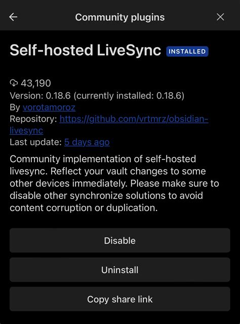 Settings For Plugin Not Showing On Ios · Issue 202 · Vrtmrzobsidian