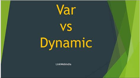 Var Vs Dynamic In C C Interview Questions C Interview Questions