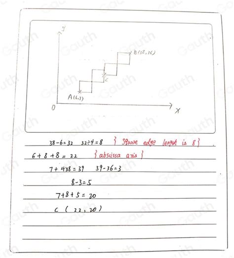 Solved 14 A Pattern Is Made From Four Identical Squares The Sides Of