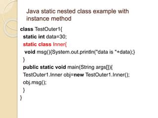 Inner Classes In Java PPTX Programming Languages Computing