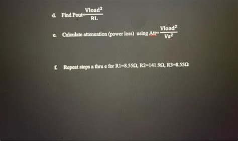 Solved The Following T Network Circuit Is Commonly Used Chegg