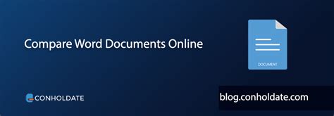 Online And Free Compare Word Documents Online Compare Word Docx Doc Documents And Highlight