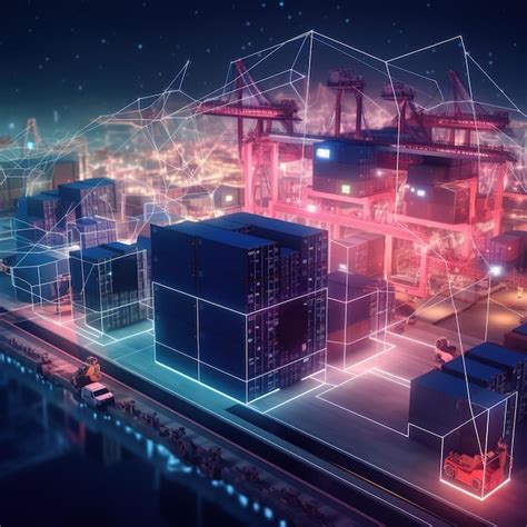 Premium Ai Image Supply Chain Management Iot
