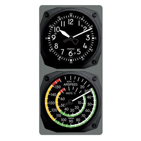 Cockpit Clockairspeed Indicator