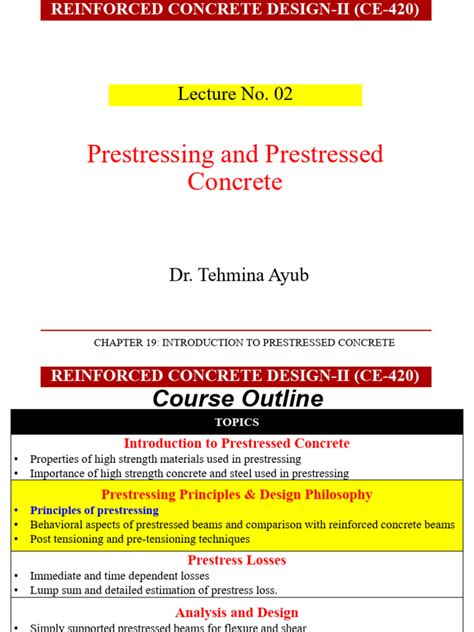 Prestressed Concrete Lecture 2 Pdf