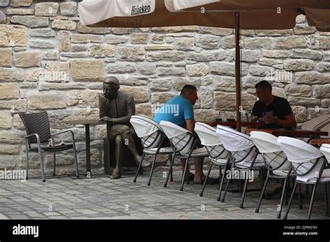 Statue Of Rudjer Boskovic A Famous Croatian Scientist Is Seen As Part