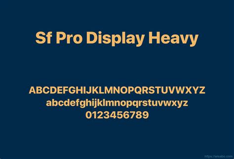 Sf Pro Display Heavy Font Free Download Ttf Otf Wisabo Fonts
