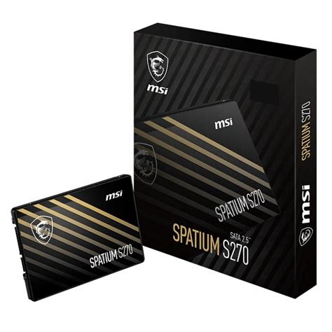 Твердотельный накопитель SSD MSI 480GB SATA 2.5 SPATIUM S270 (S78 ...