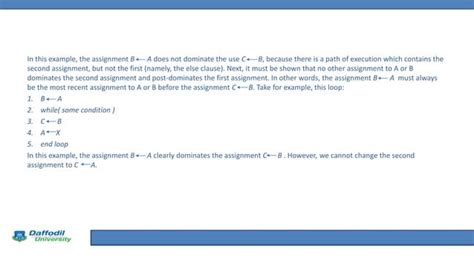 Copy Propagation Pptx Programming Languages Computing