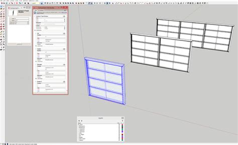Dynamic Window Extruded Frame Scaling Issues Dynamic Components SketchUp Community