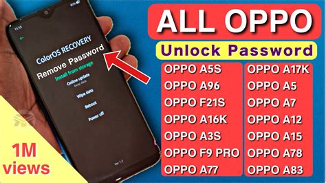 Method All Oppo Reset Password How To Fix Forgot Lockscreen Password Any Oppo Phone