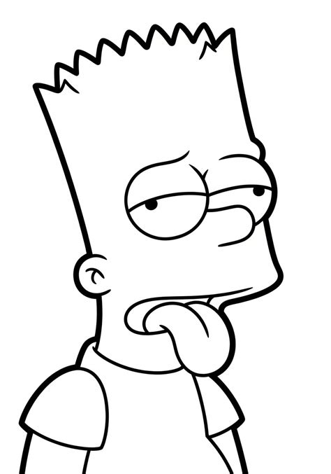 20 Desenhos Do Bart Simpson Para Colorir Pdfs Para Impressão Grátis