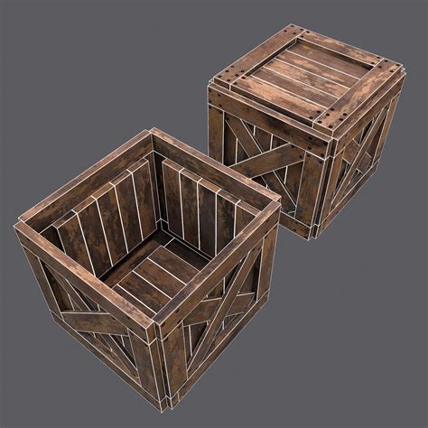 Small Crate 3d Model By Get Dead Entertainment